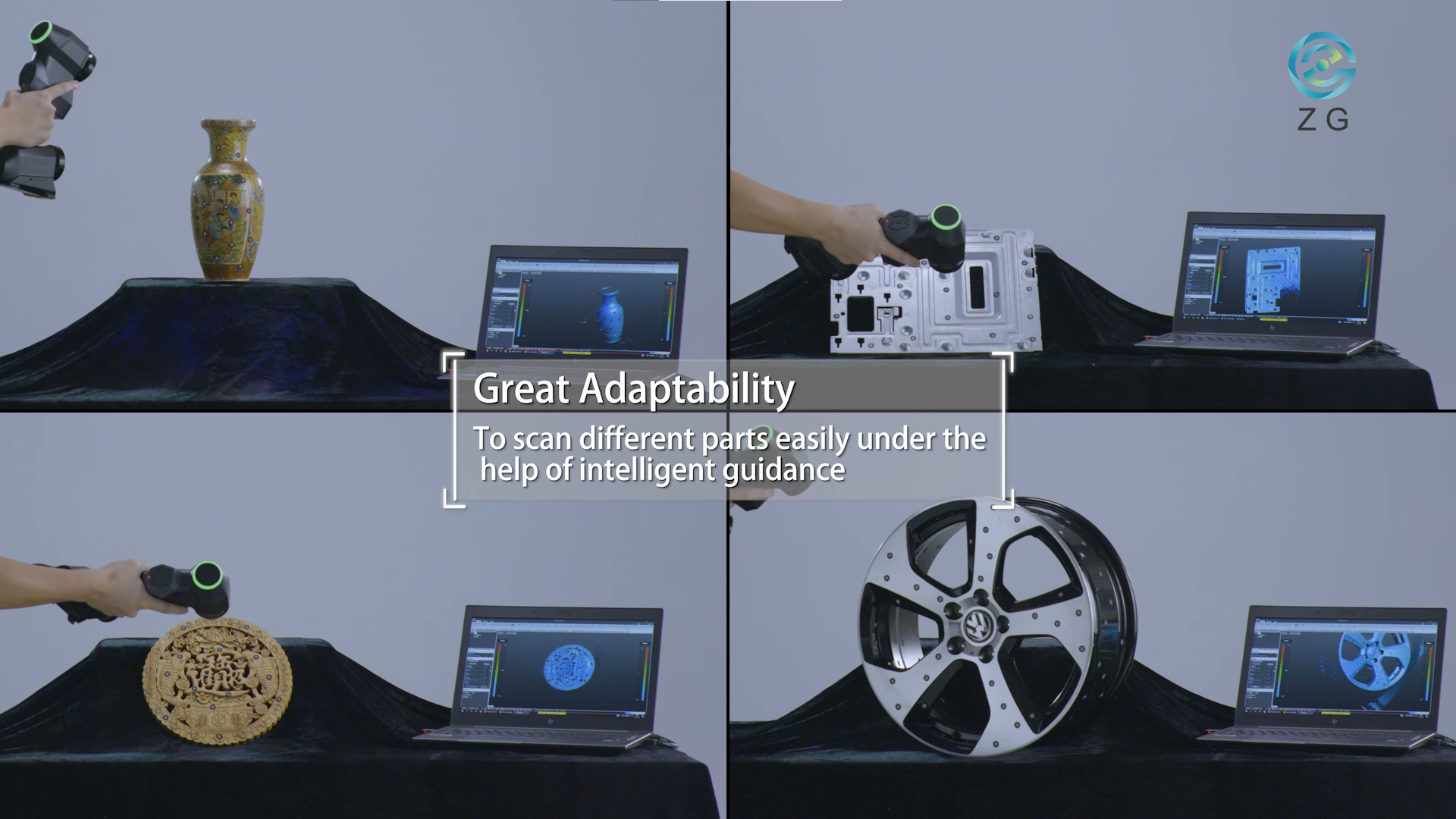 ZGScan 717 Smart Handheld Affordable Red Laser 3D Scanner from China ...